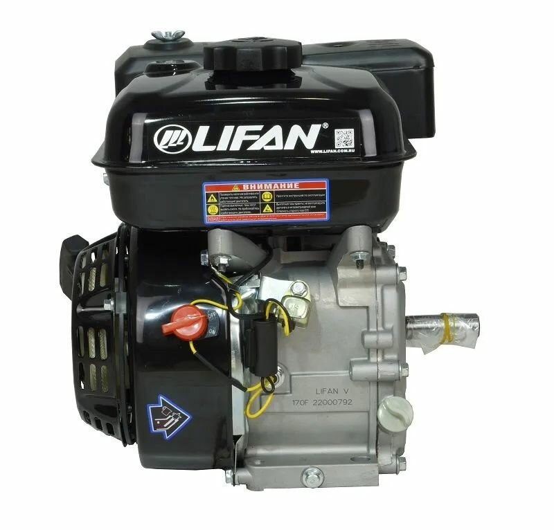Двигатель Lifan 170F-L D20 — фото 1