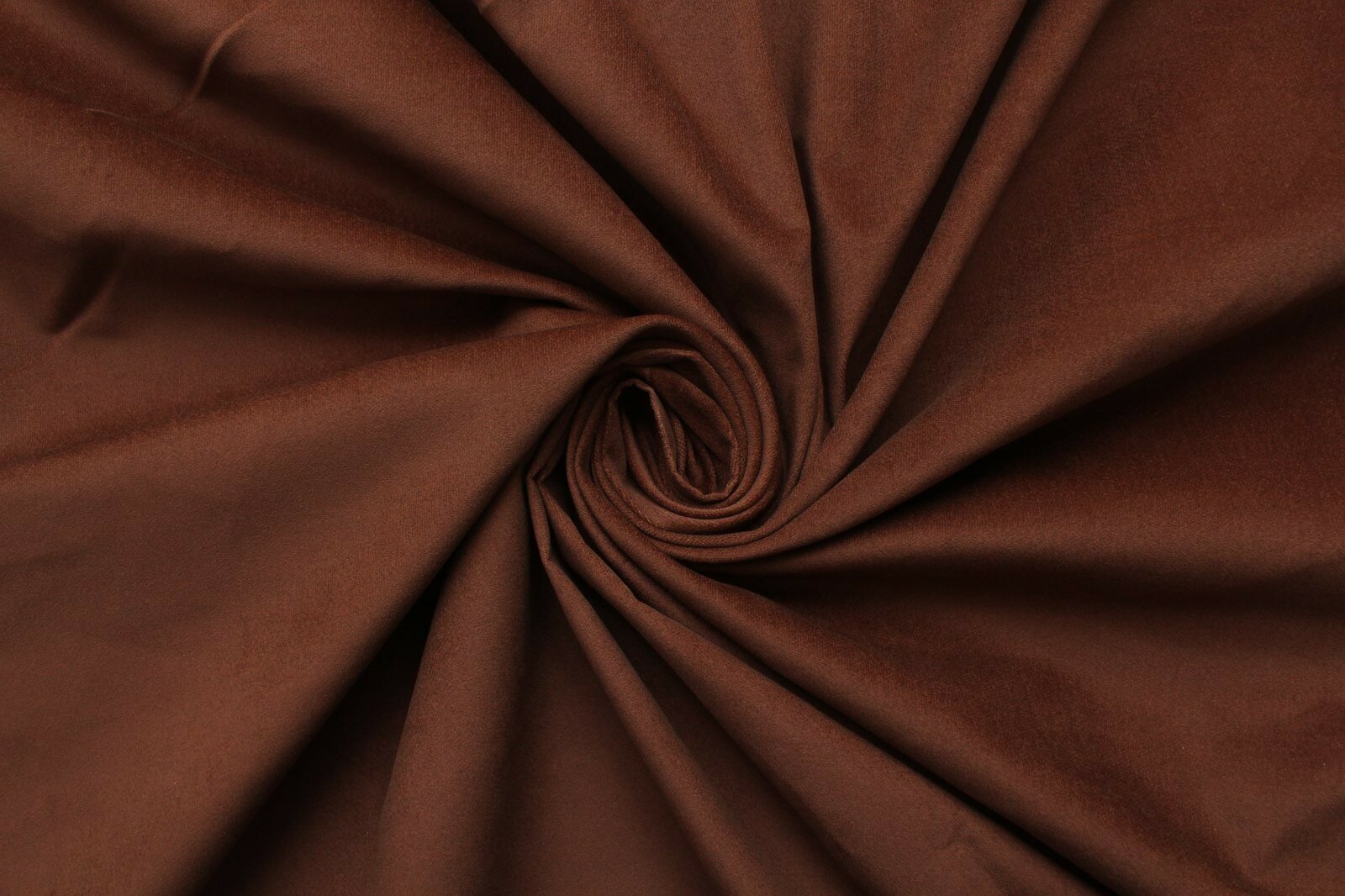 Ткань Микровельвет-стрейч цвета молочного шоколада, 360 г/пм, ш142см, 0,5 м