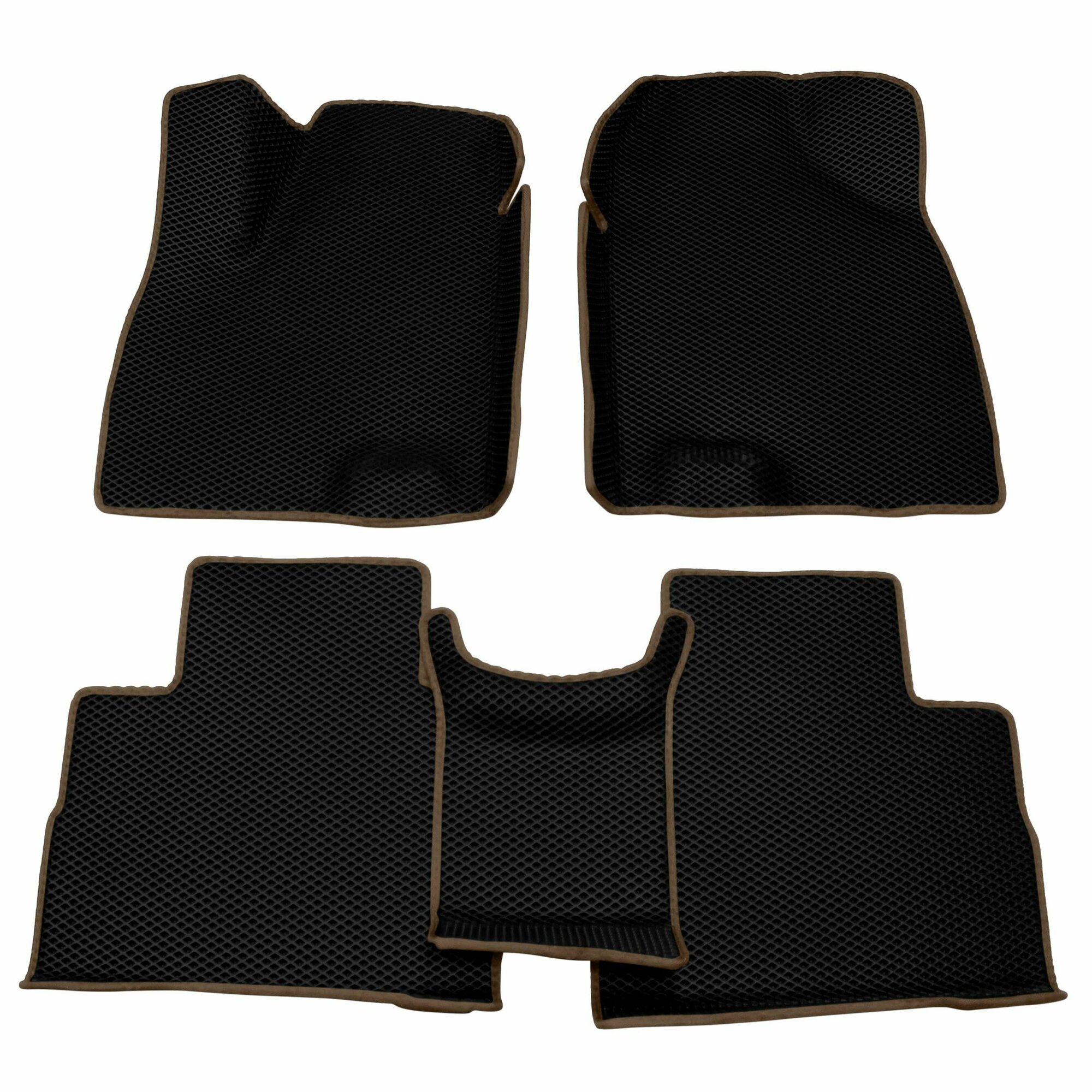 Автомобильные коврики ЭВА (EVA) для Jetour Dashing / Джетур Дашинг с 3D бортами 2022 - н. в.