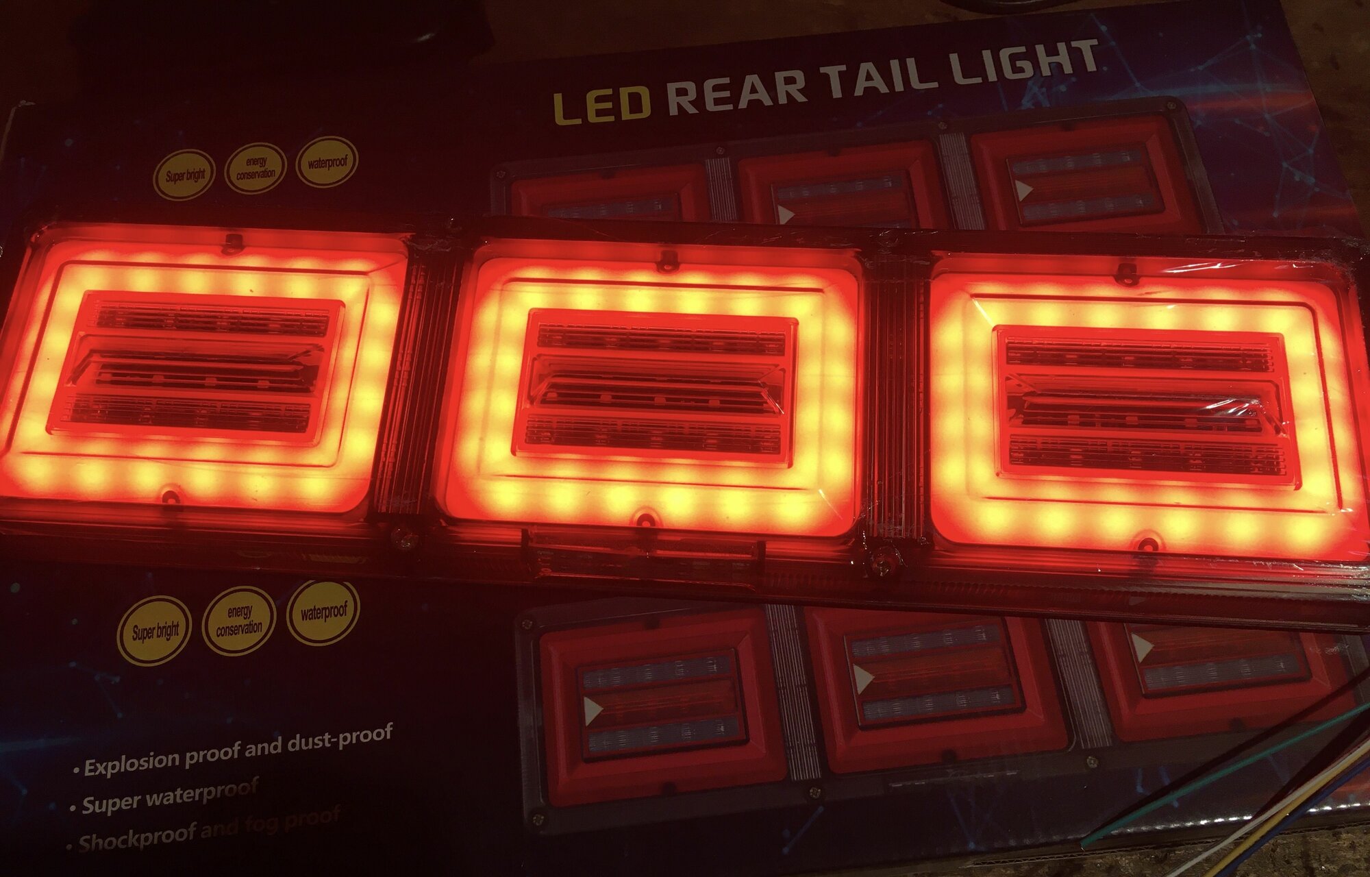 Фонарь на Газель Валдай КАМАЗ диодный 12/24Вт