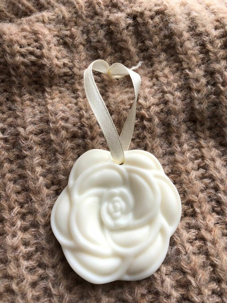 Флорентийское восковое саше в форме цветка с нежным ароматом "Цветок хлопка"/Запах чистоты и уюта в вашем доме