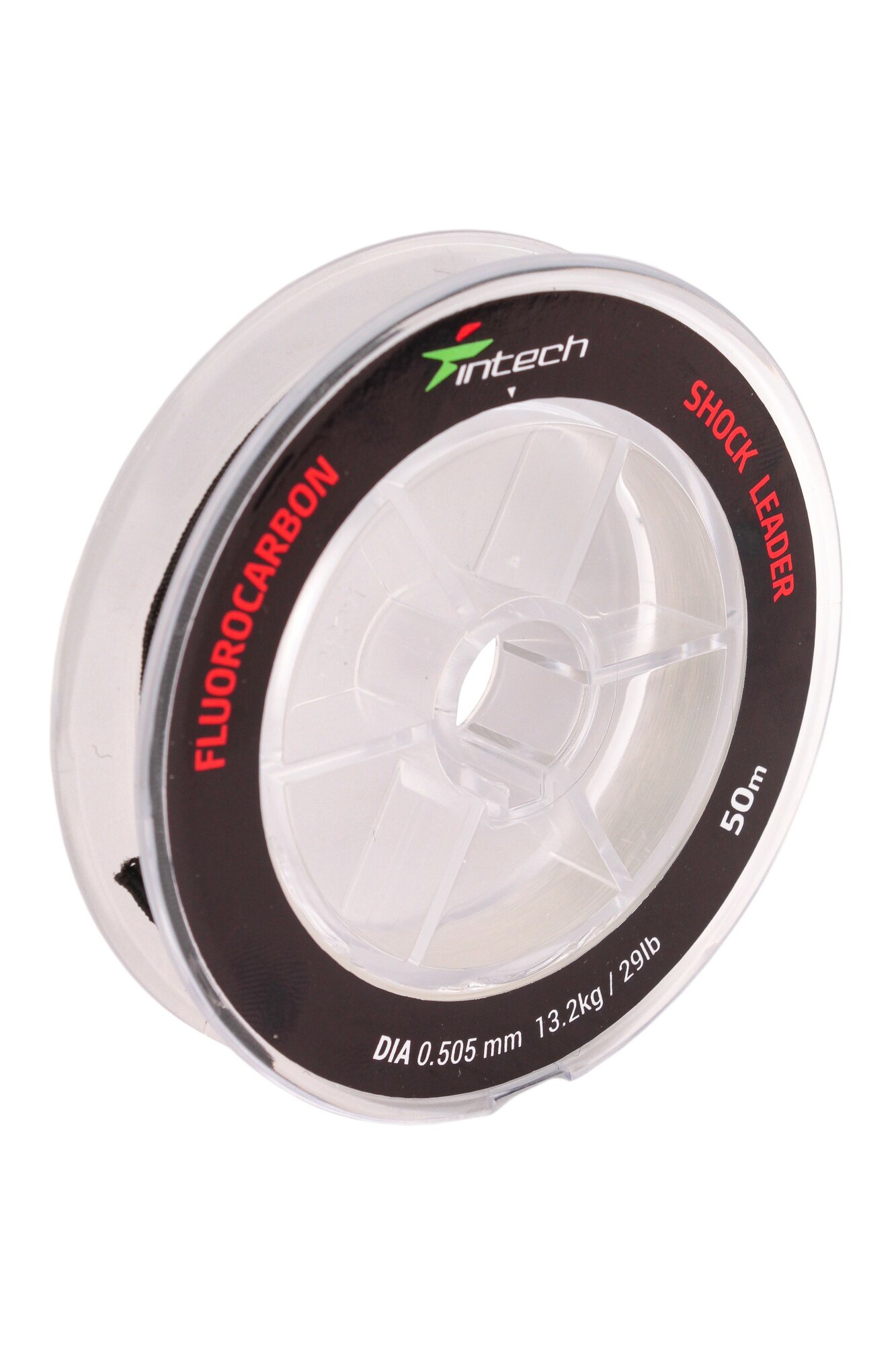 Intech FC Shock Leader 50 м 0.505 мм 13.2 кг 29 lb леска для дальних забросов рыбалки