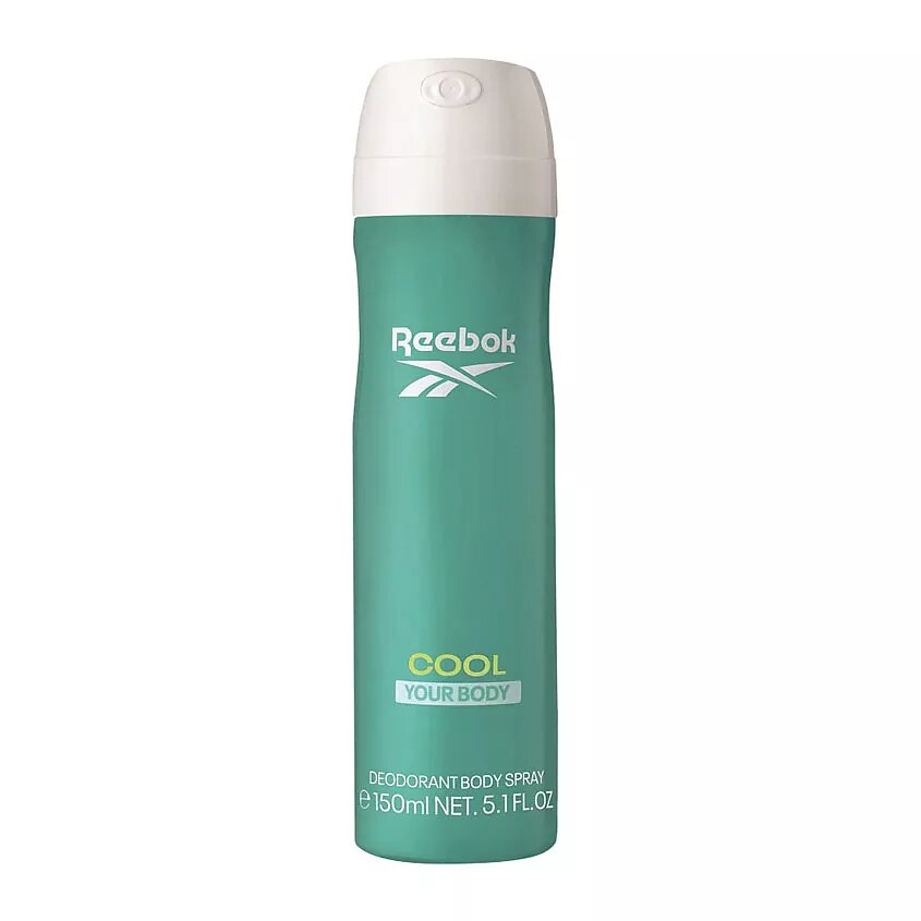 Дезодорант Reebok "Cool Your Body Pour", спрей, 150мл, цветочно-восточная композиция, 24ч