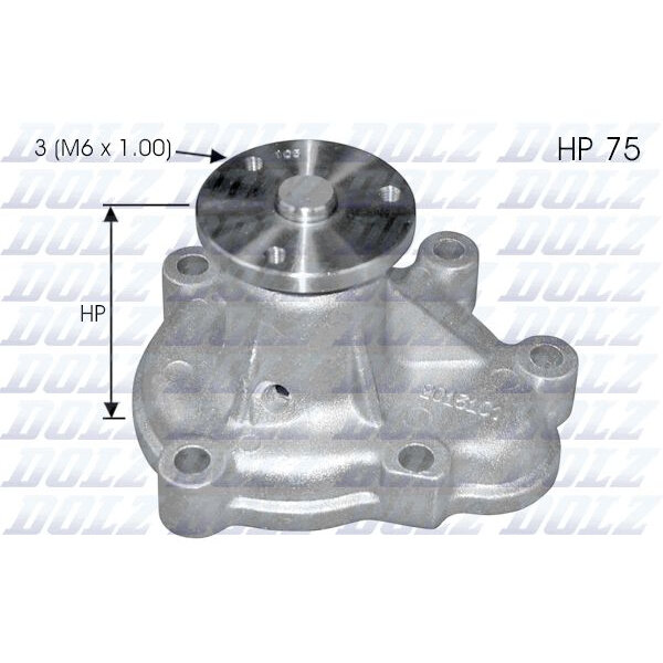 Насос водяной помпа для автомобиля Vauxhall Opel, DOLZ O142 (1 шт.)