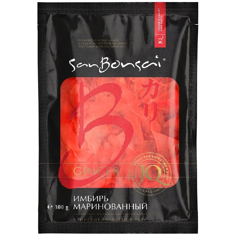 Имбирь SANBONSAI маринованный /пакет/ 300г0