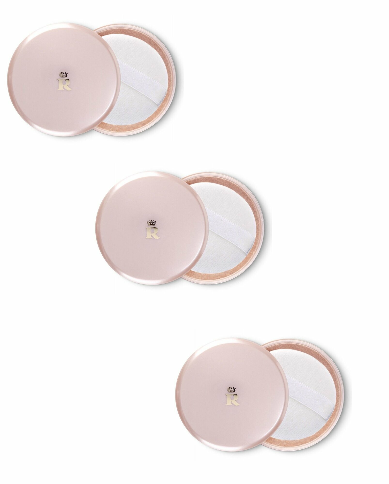 Пудра порошковая Relouis Classic тон 105 светлый бежевый, 3 шт