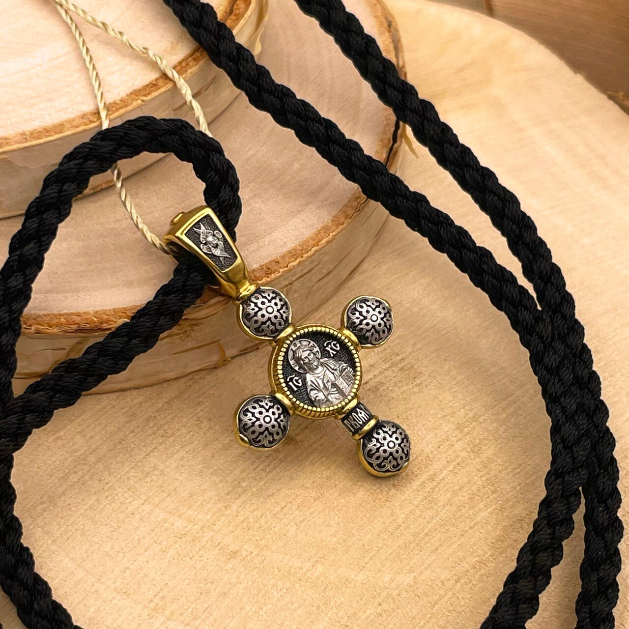 Комплект украшений, серебро, 925 проба, чернение, золочение, оксидирование