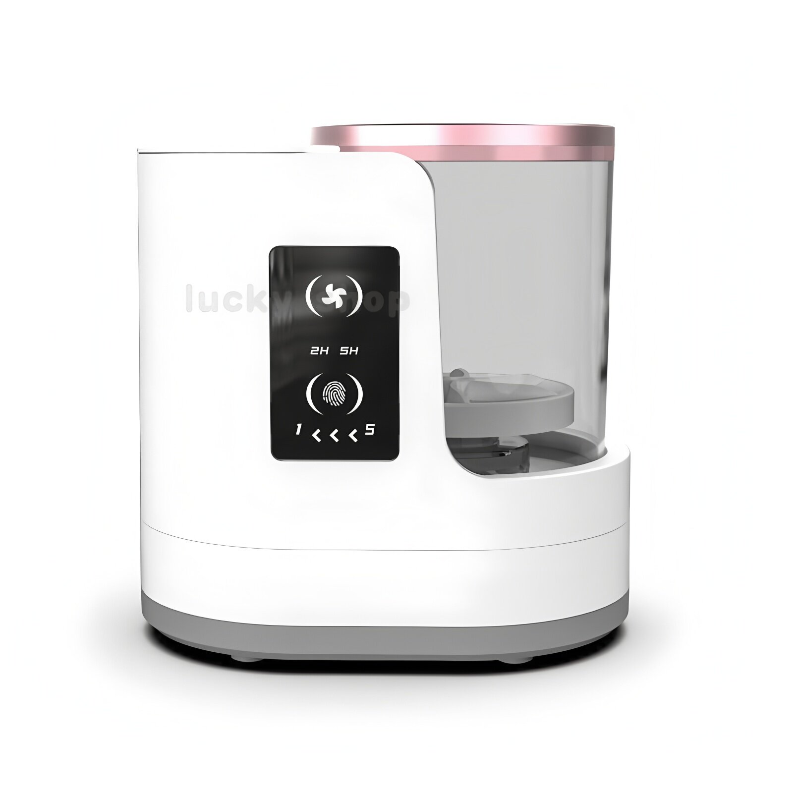 Электрощетка для очищения лица wishUfortune зеркальный темно-бордовый Электрощетка для очищения лица