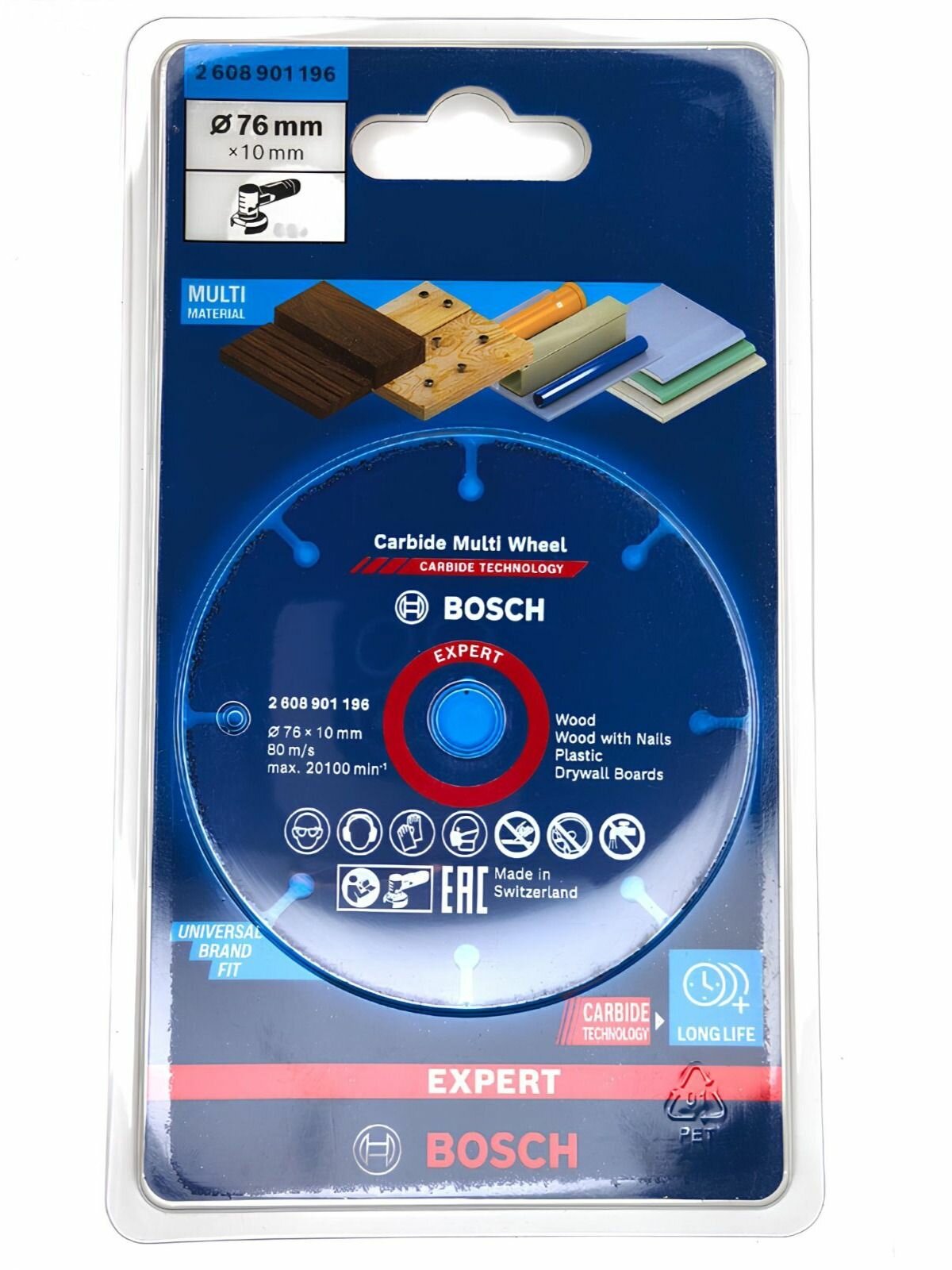 Отрезной круг 2608901196 Carbide Multi Wheel 76 мм