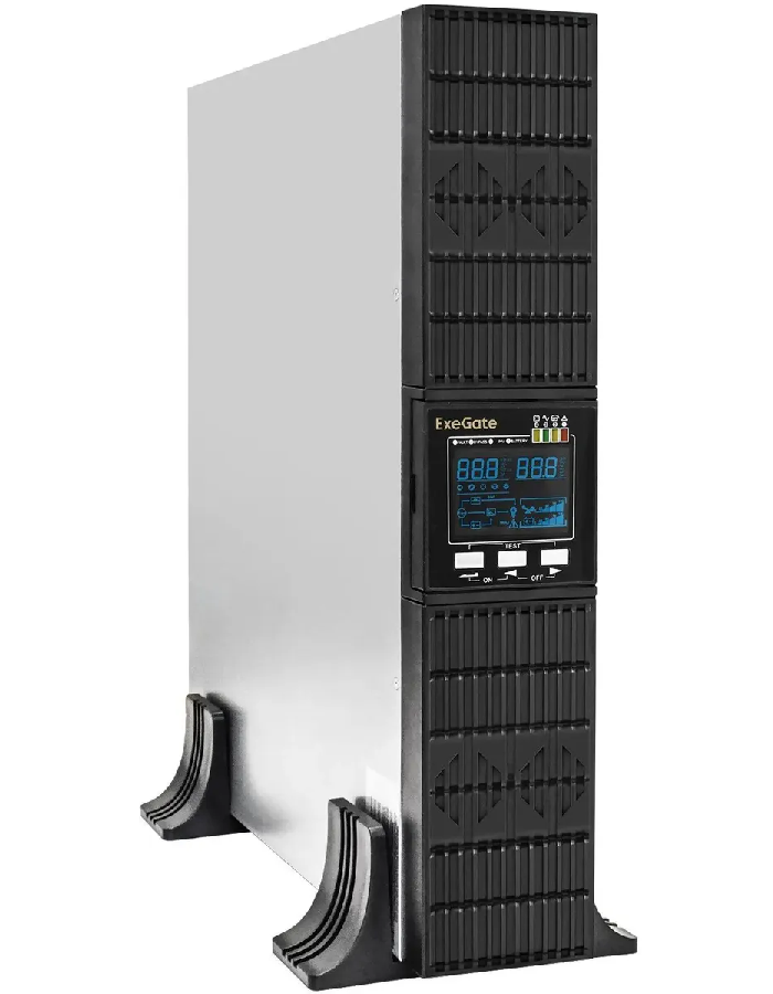 ИБП Источник бесперебойного питания Exegate PowerExpert ULS-3000. LCD. AVR.6C13. USB. RS232. SNMP. BC.2U 3000 Вт, On-line