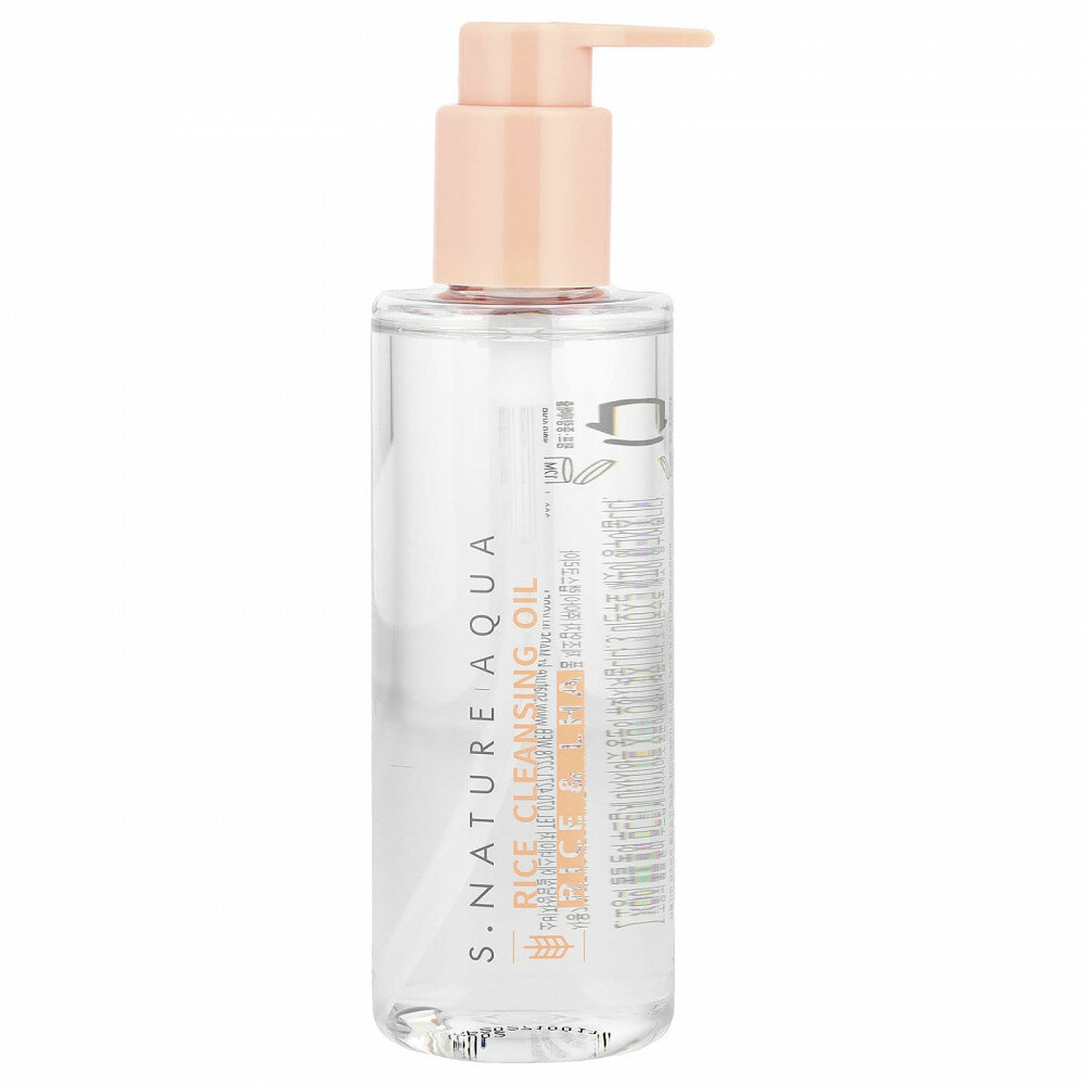 S.NATURE, Рисовое очищающее масло, 200 мл