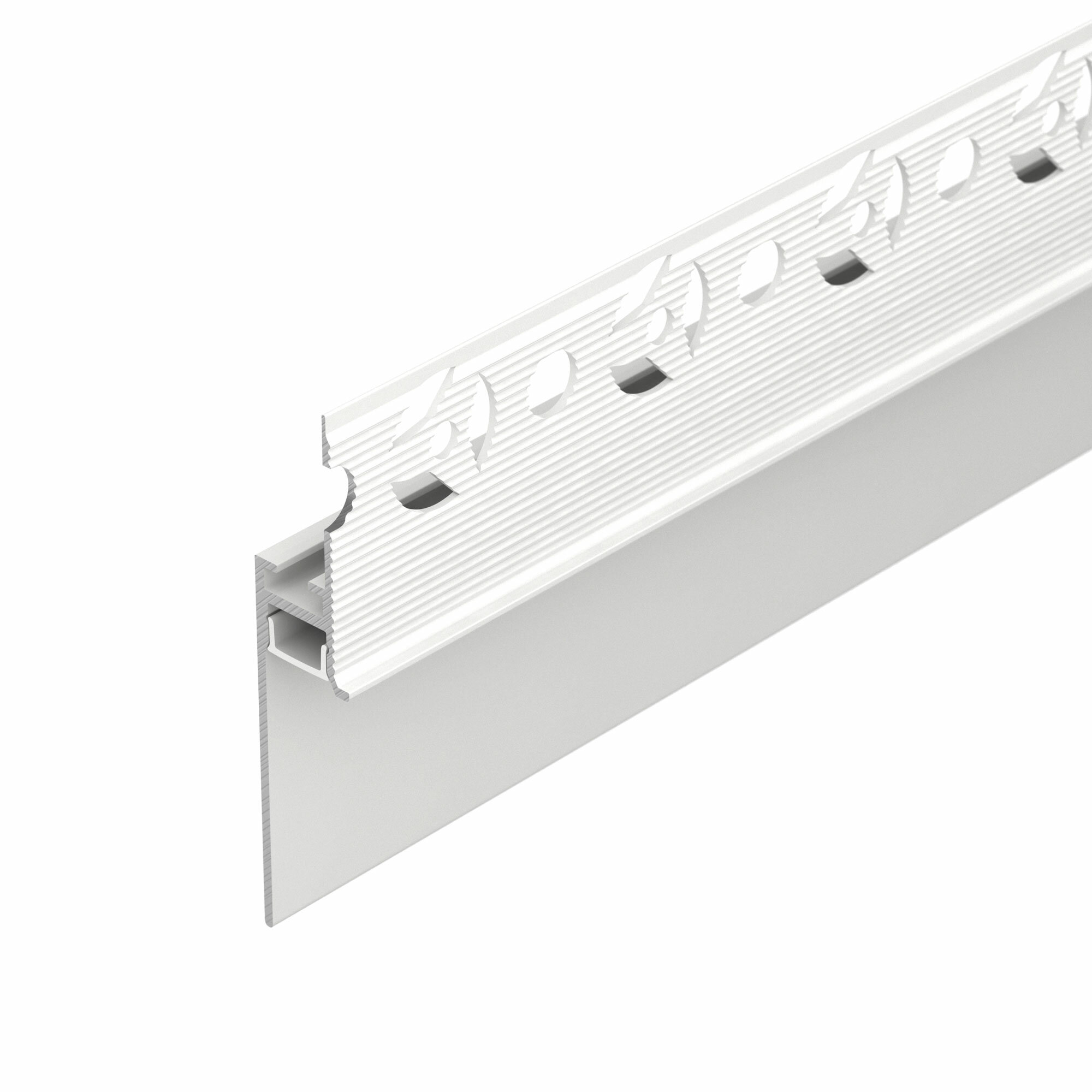 Профиль для светодиодной ленты Arlight Профиль PLINTUS-FANTOM-H35-2000 WHITE (Arlight, Алюминий), 2м