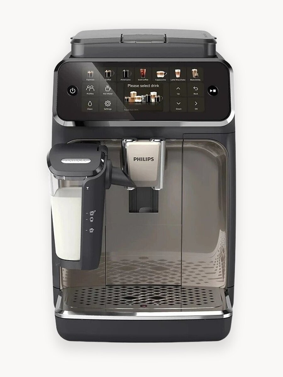 Автоматическая кофемашина Philips EP4449/70, черный, сенсорное управление