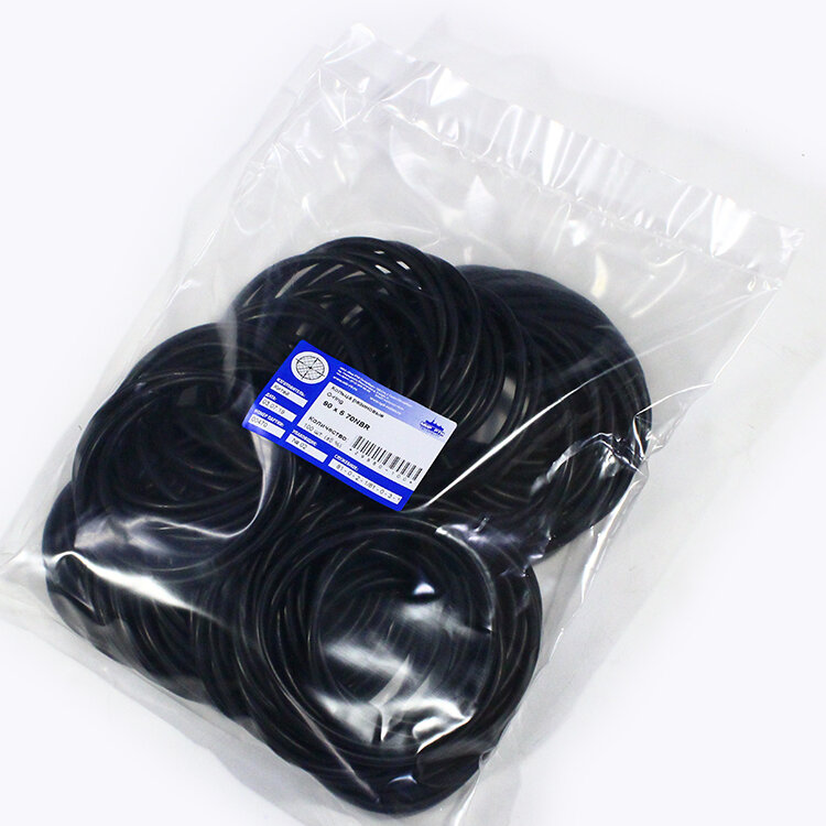 Кольца резиновые уплотнительные (O-ring) 90х5 70NBR (упаковка 50 шт.)