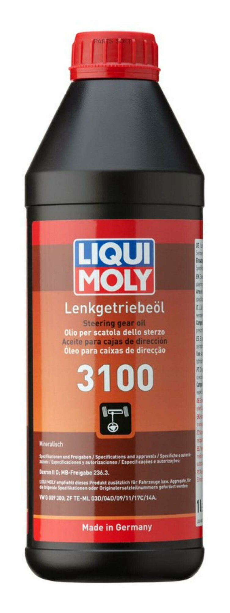 Liquimoly lenkgetriebe-oii 1l жидкость гидравлическая ! мин.\dexron iid, mb236.3, zf te-ml 09,11, 4a
