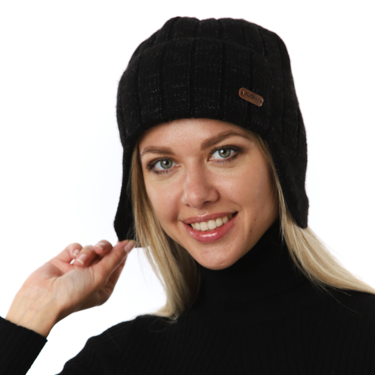 Шапка-ушанка для женщин