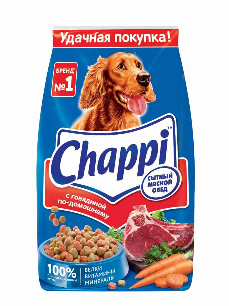 Корм для собак Chappi 2,5кг Говядина по домашнему говядина по домашнему чаппи 47009/YY057