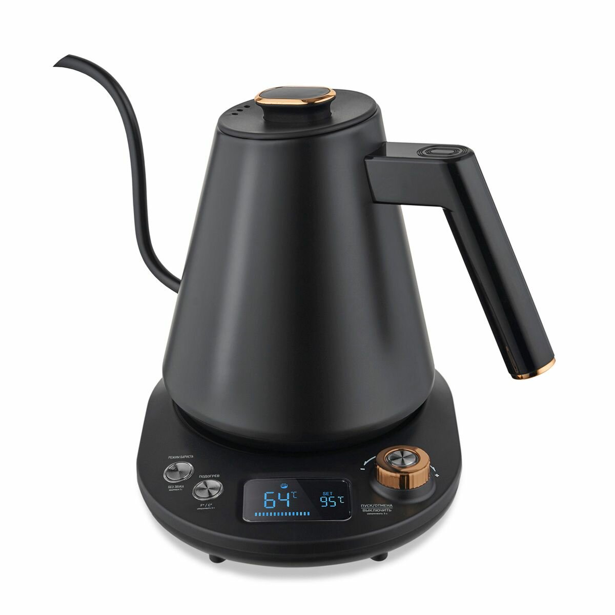 Чайник электрический CENTEK CT-1005, черный
