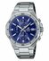 Наручные часы CASIO Edifice, серебряный/синий