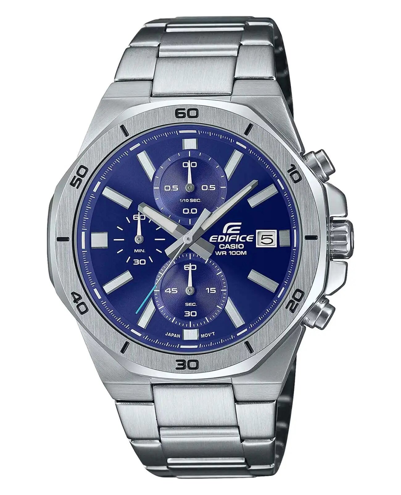 Наручные часы CASIO Edifice, серебряный/синий