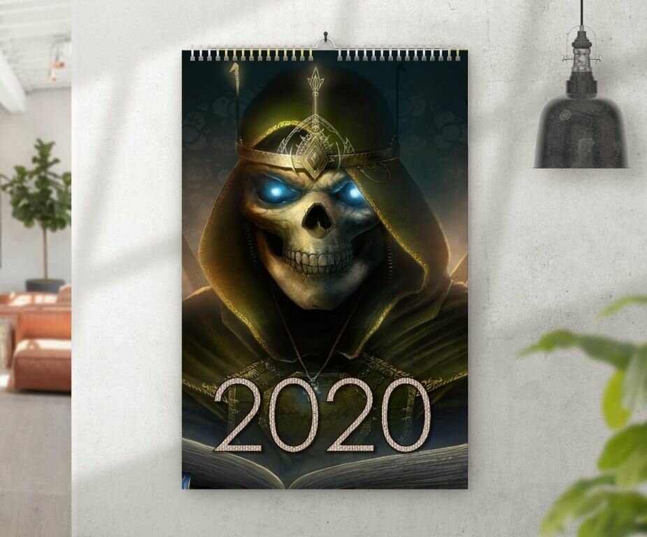 Перекидной календарь на 2020 год Герои меча и магии, Heroes of Might and Magic №14, А3