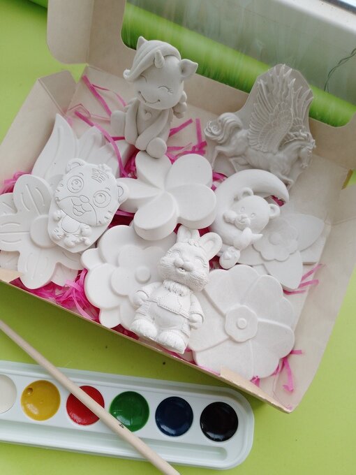 Набор 3D раскраска из гипса