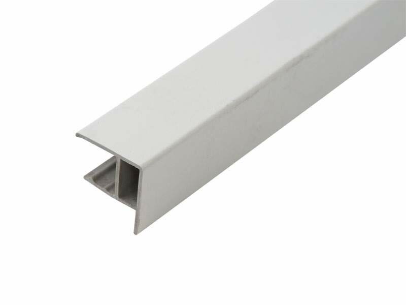 Заглушка торцевая/соединитель 90° кухонного цоколя ALPHALUX, L=0.66м, белый глянцевый, пластик