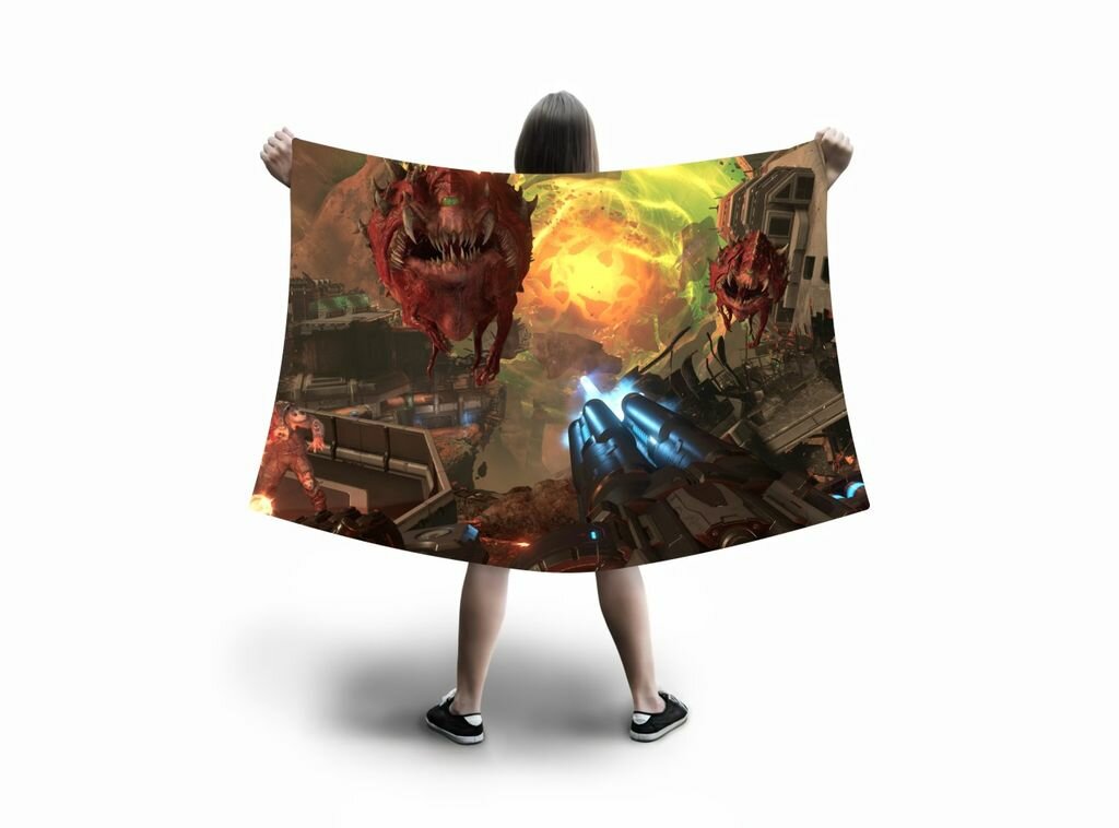 Флаг большой Doom/ Дум №14