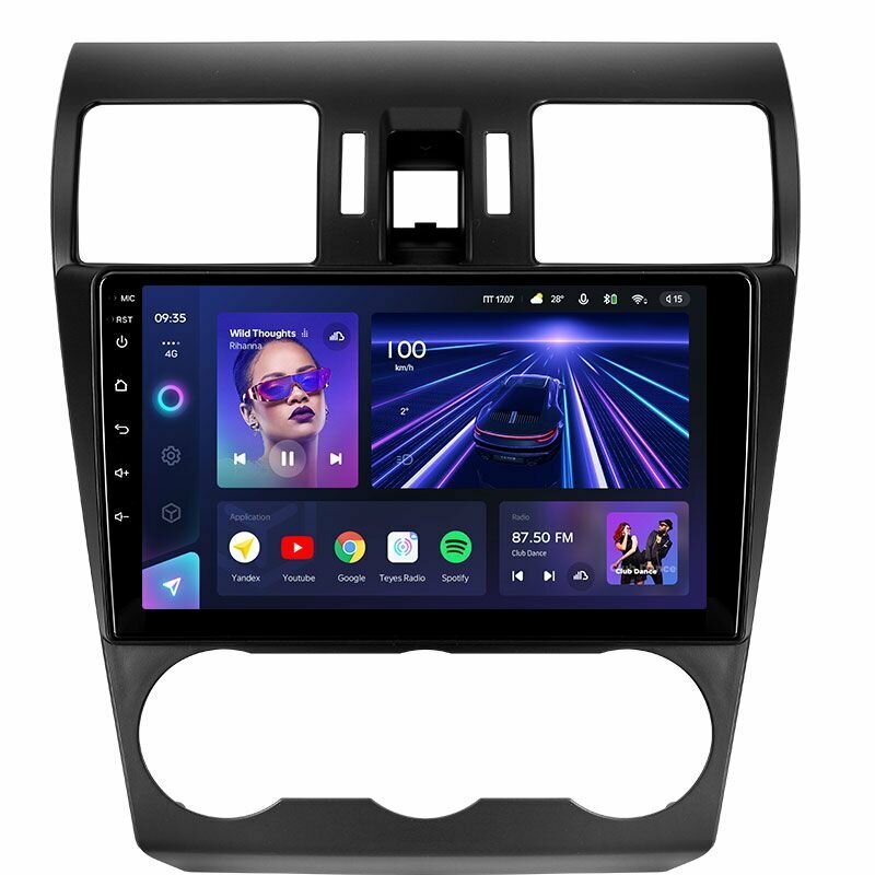 Автомагнитола с рамкой 2 din 9 дюймов для Subaru Forester SJ 2012-2018/Impreza 2011-2016 / Android 2Gb+32Gb / GPS / Bluetooth / Wi-Fi / FM-радио