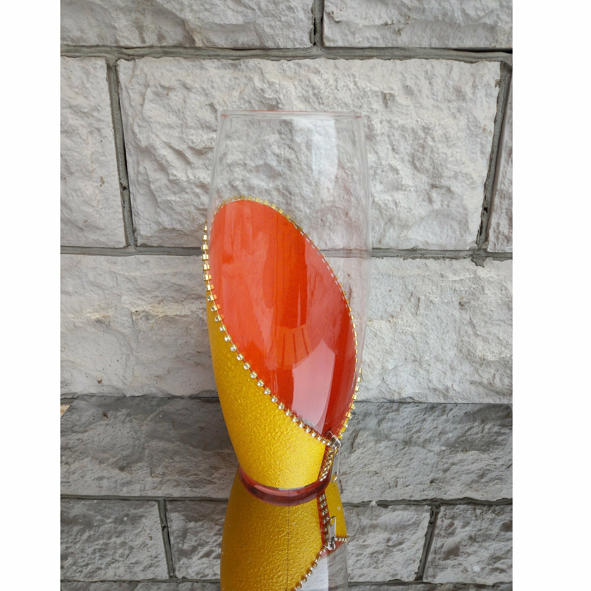 Ваза Бочка ручная работа инкрустированная