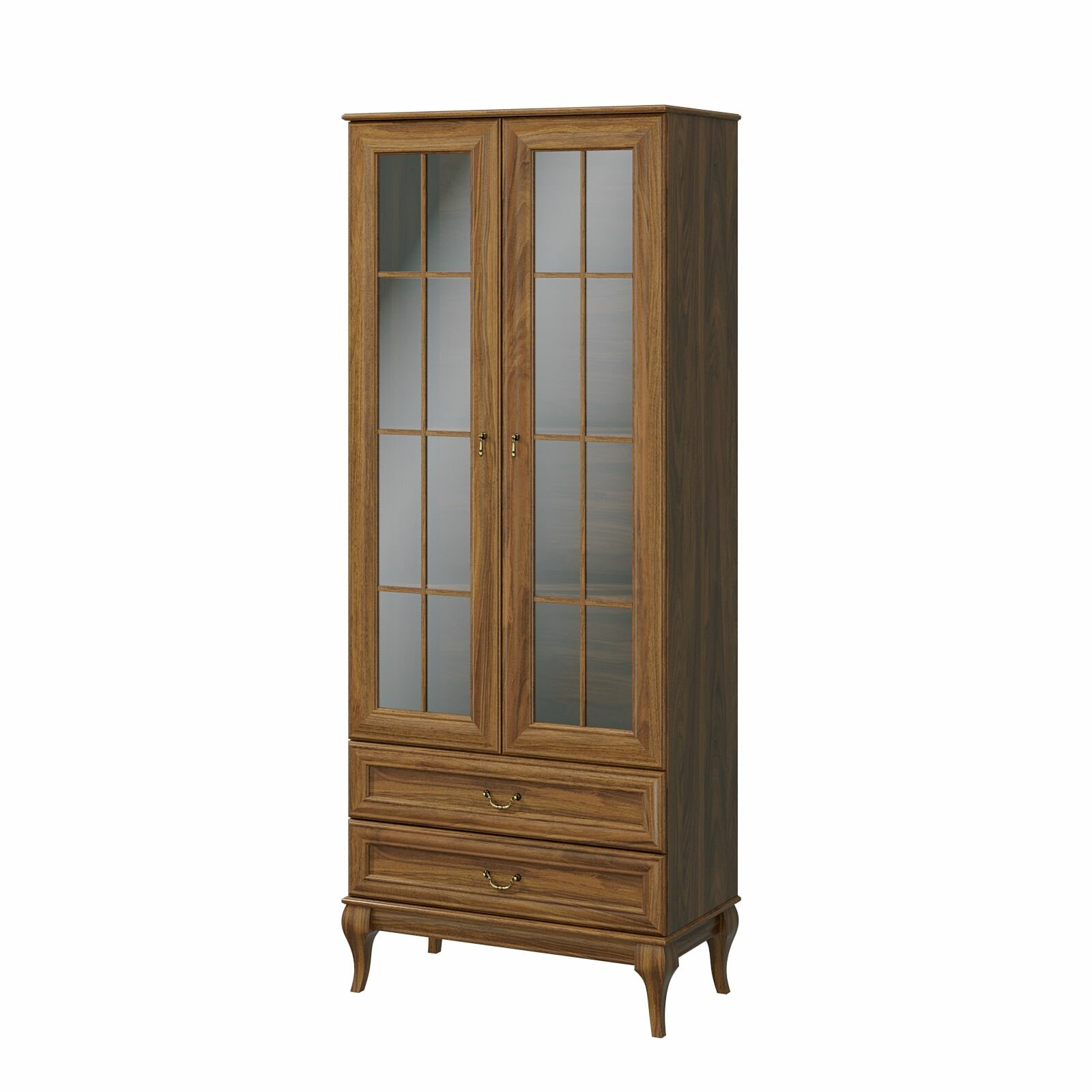 Шкаф-витрина "Арлин" Владимирская мебельная фабрика, ЛДСП, шариковые направляющие