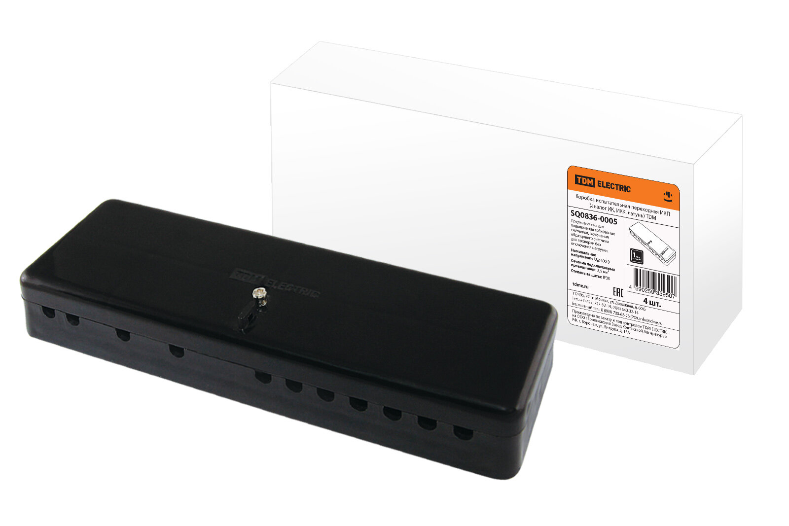 Коробка испытательная переходная ИКП (аналог ИК, ИКК, латунь) TDM (упак. 4 шт)