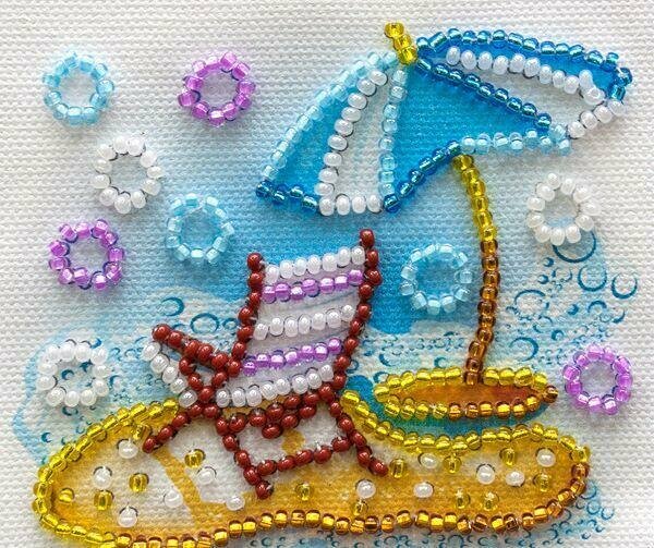 Магнит Под зонтиком АМА-007