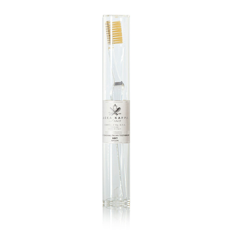 ACCA KAPPA Toothbrush Зубная щетка с нейлоновой щетиной мягкая (цвет Ice Blue)