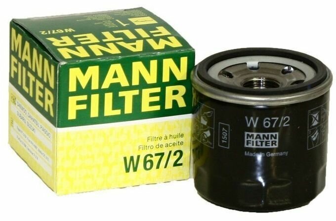 Масляный фильтр MANN-FILTER W 67/2