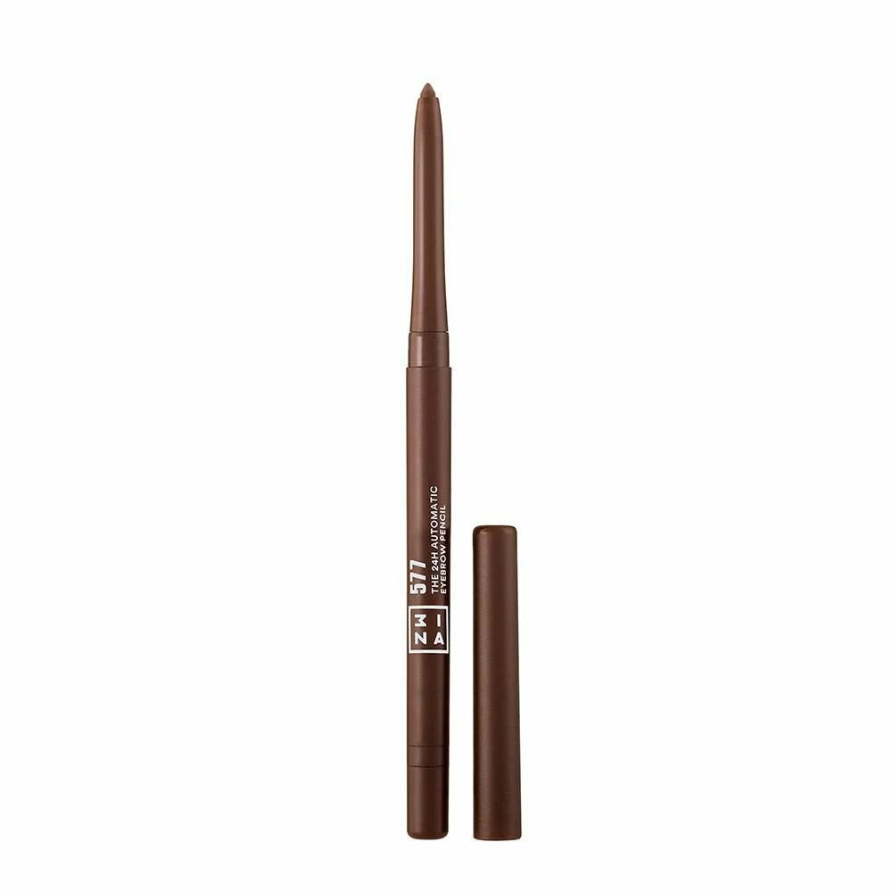 Автоматический Карандаш для Бровей 3INA (Мина, Зина) The 24h Automatic Eyebrow Pencil, тон - 577 (Чистый Коричневый)