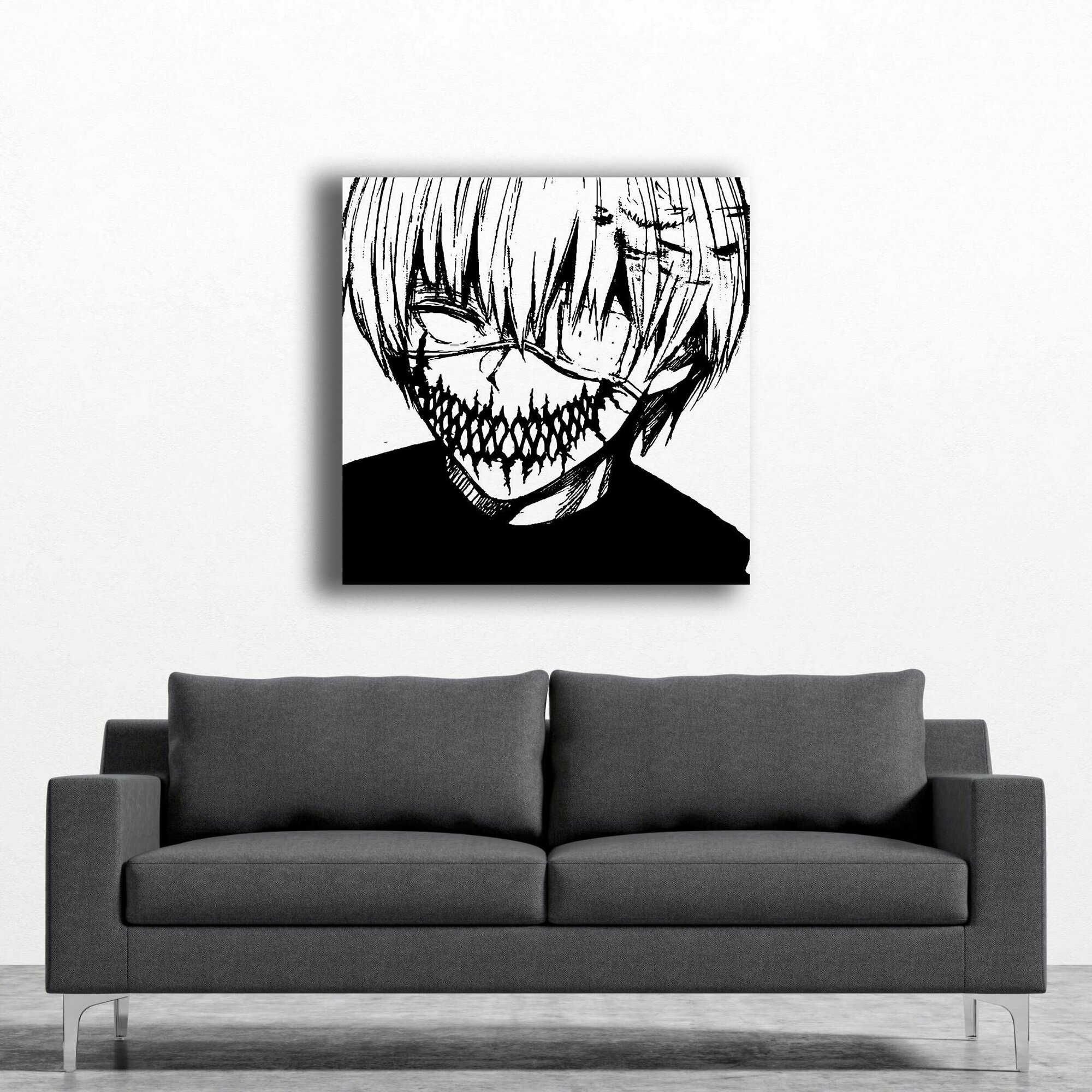 Интерьерная картина на холсте / dead inside / zxc 70*70