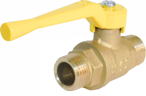 Кран шаровой Ду20 ГАЗ ш/ш рычаг А12 11Б27п, БАЗ (50)