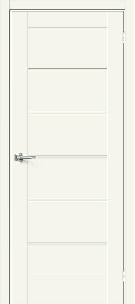 Дверь М22 / Цвет Luna / Стекло Magic Fog / Двери Браво