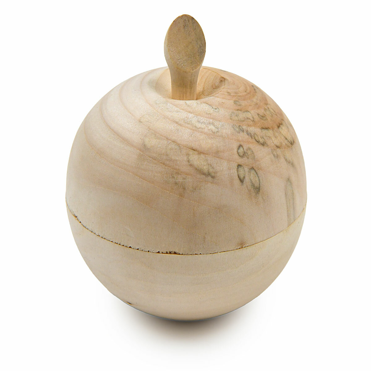 Заготовка для творчества 'Шкатулка Яблоко', 7 см, деревянная, Айрис