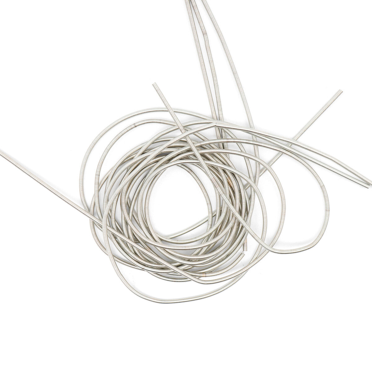 Канитель для вышивания гладкая матовая, 1 мм, 5 г (± 0,1 г), Astra&Craft (матовое серебро)