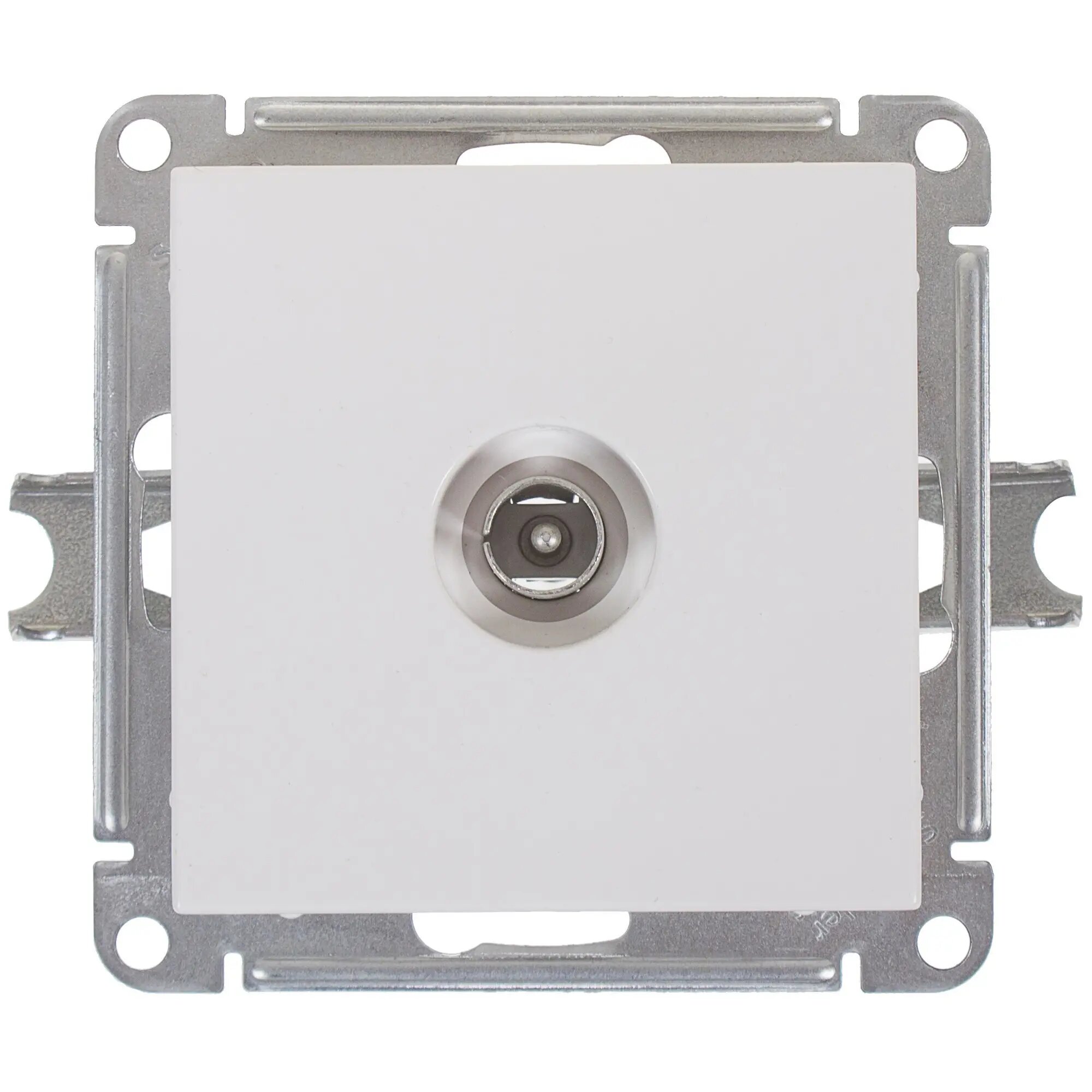 Systeme Electric W59 встраиваемая ТВ-розетка белого цвета для кабельного телевидения