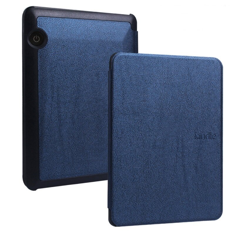 Чехол-обложка футляр Чехол. ру для Amazon Kindle Voyage из качественной эко-кожи тонкий с магнитной застежкой синий
