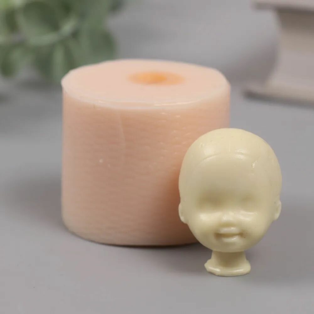 Молд силиконовый "Лицо младенца" №15 2,5х2,5х3 см