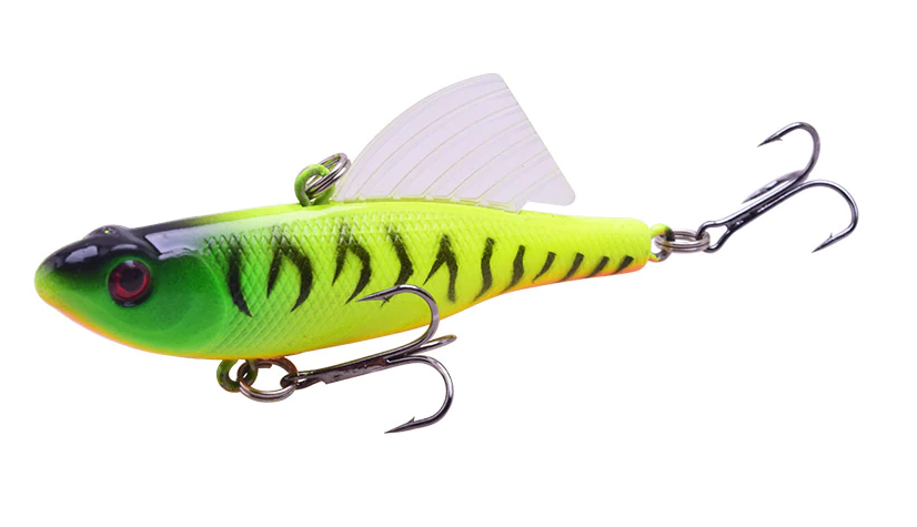 Раттлины WD-A (70мм, 16,5г), крючок тройник, цвет зеленый