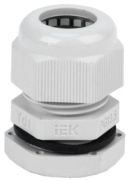 Сальник PG 13.5 диаметр проводника 7-11мм IP54 | код. YSA20-12-13-54-K41 | IEK