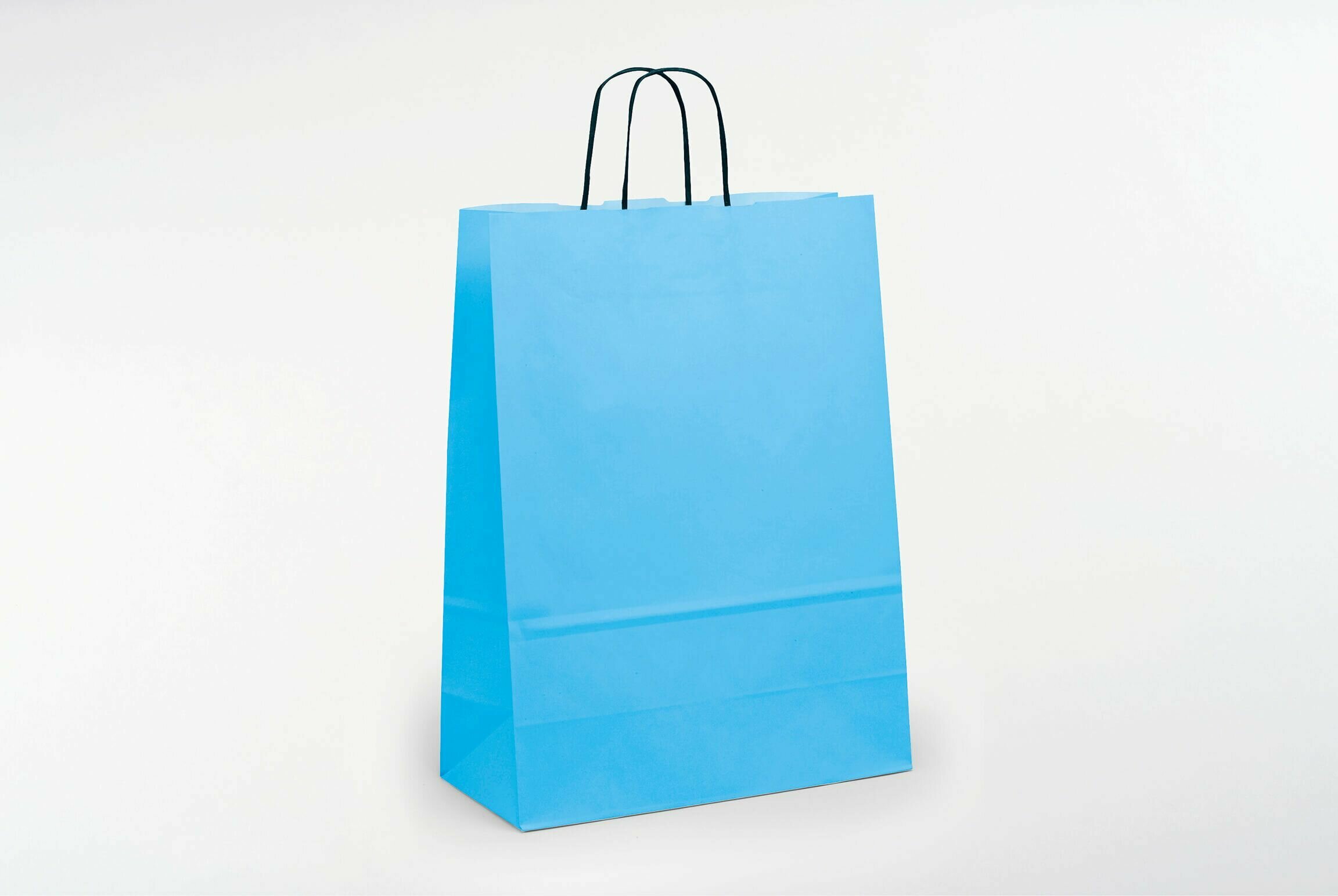 Пакет 5 шт. Toptwist аквамар, ребреный крафт, крученые ручки,240х310х110 арт.70