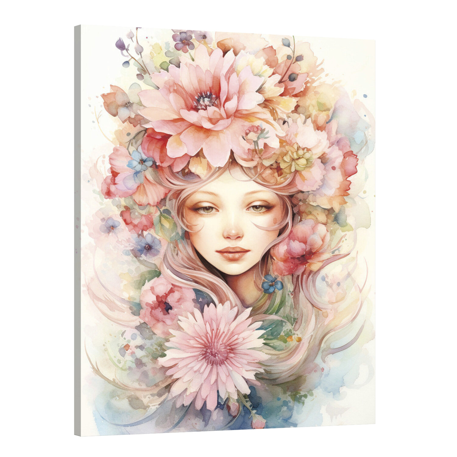 Интерьерная картина 50х70 "Цветочная дива"