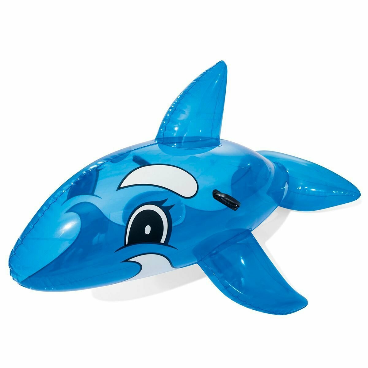 Надувная игрушка-наездник Bestway, 157х94 см "Кит" с ручками, до 45 кг, от 3 лет
