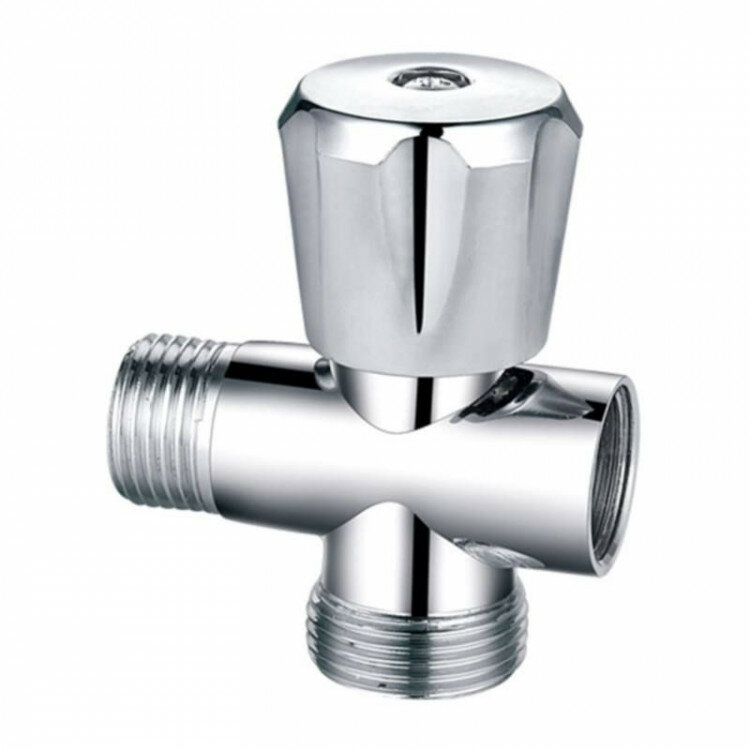 Трехпроходной кран для стиральной машины 1/2"х3/4"х1/2" TIM арт. BL5838